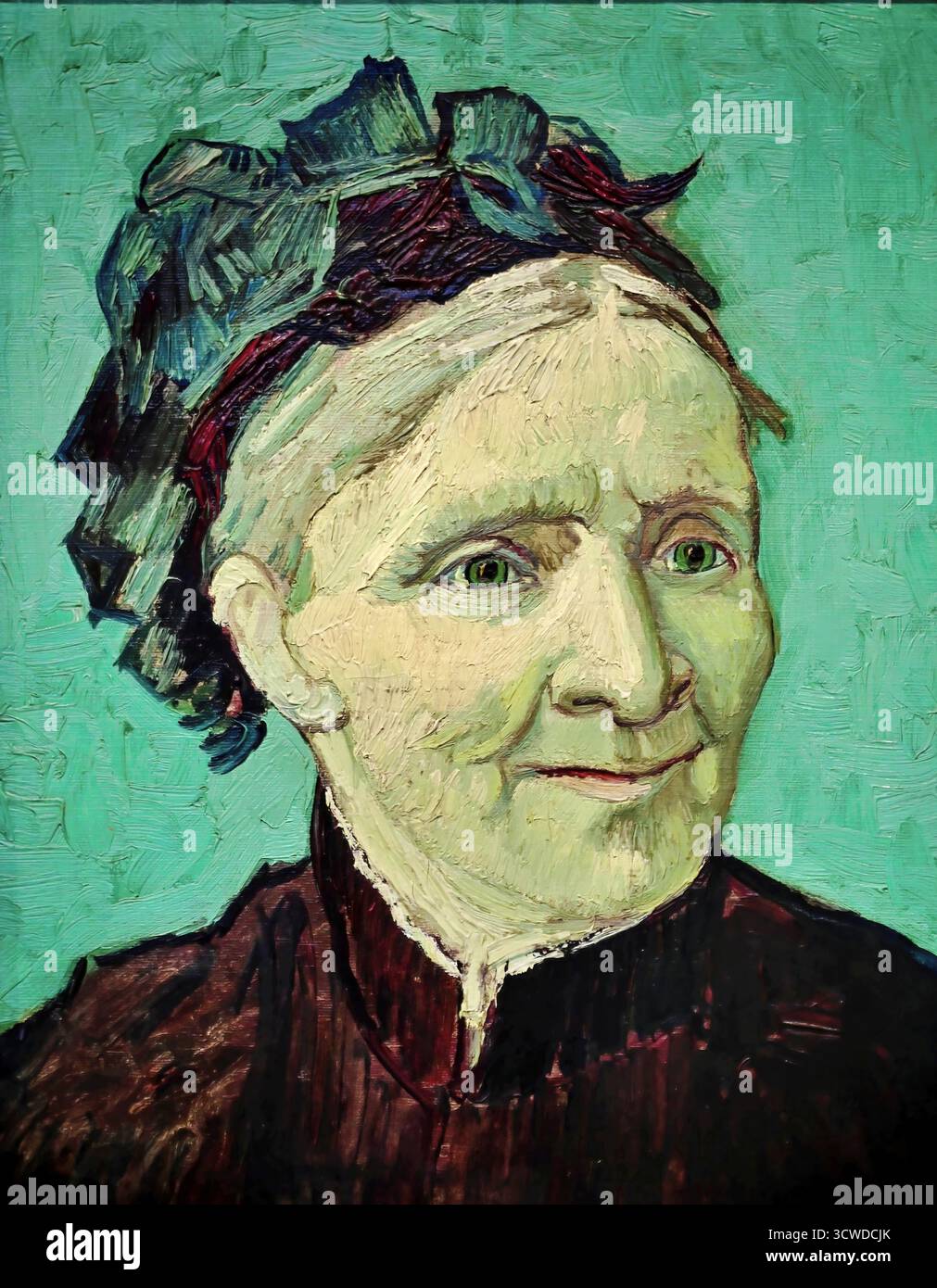 Vincent van Gogh - Portrait of the Artist's Mother 1888 Stock Vector ...