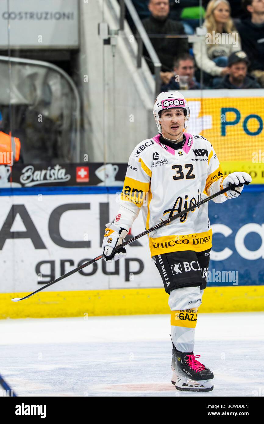 10/10/2025, Ambri, Gottardo Arena, NL: HC Ambri-Piotta - HC Ajoie, #32 ...