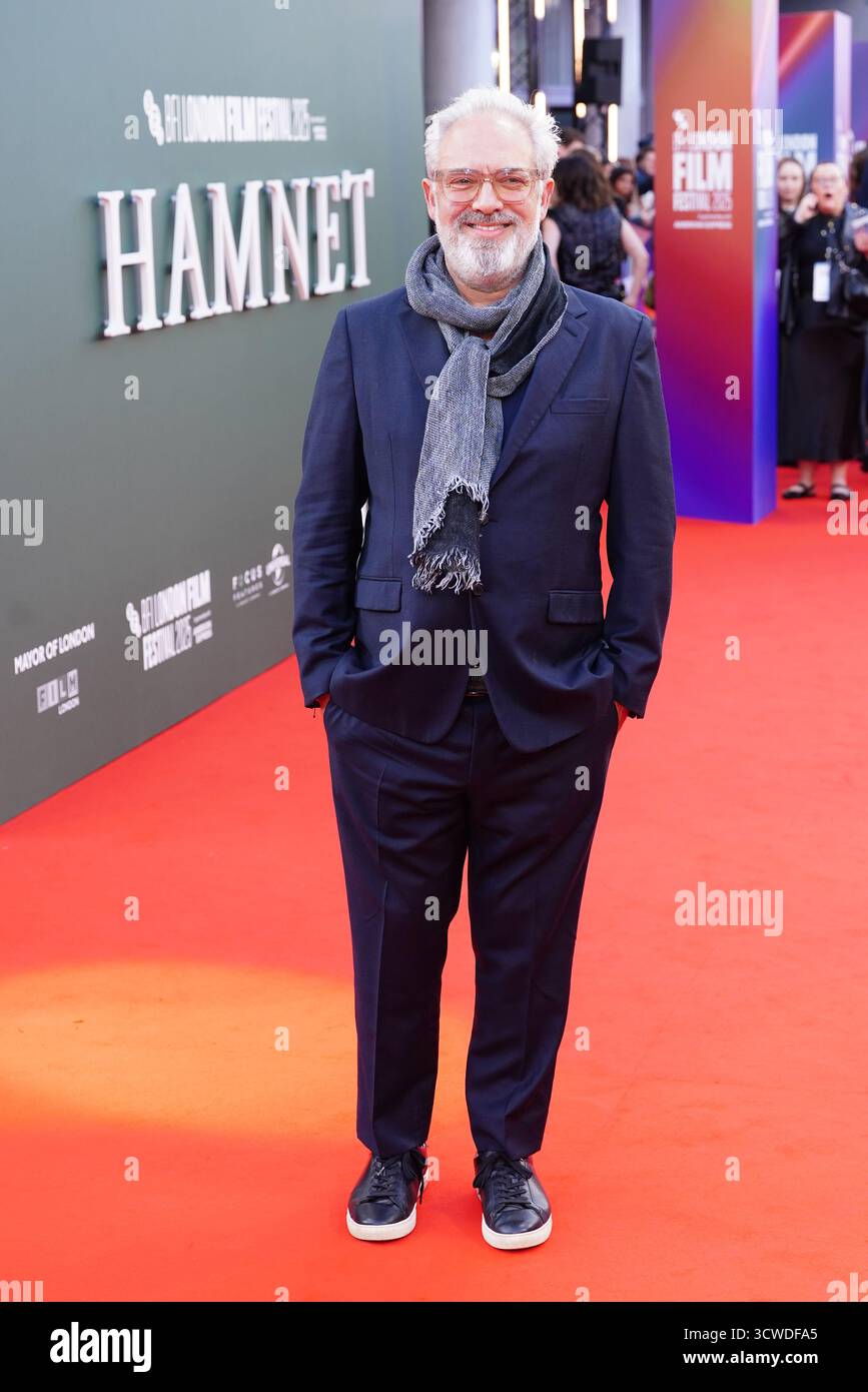 Sir Sam Mendes attends the screening of Hamnet at the Southbank Centre ...