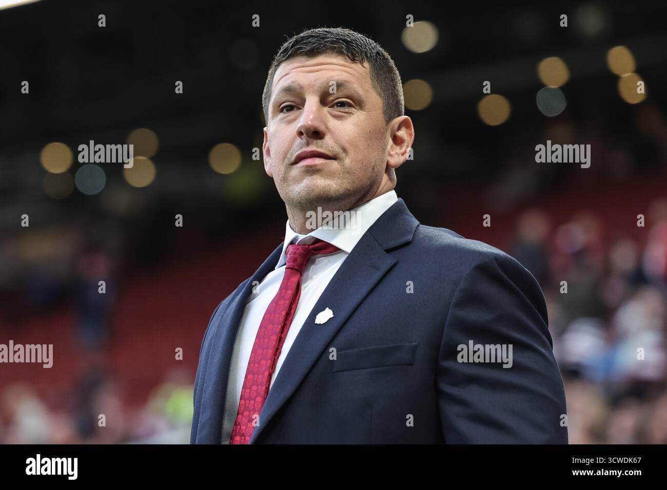 Matt Peet Head Coach of Wigan Warriors during the 2025 Betfred Super ...