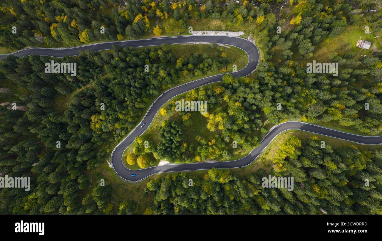 Aerial mountain path hi-res stock photography and images - Alamy