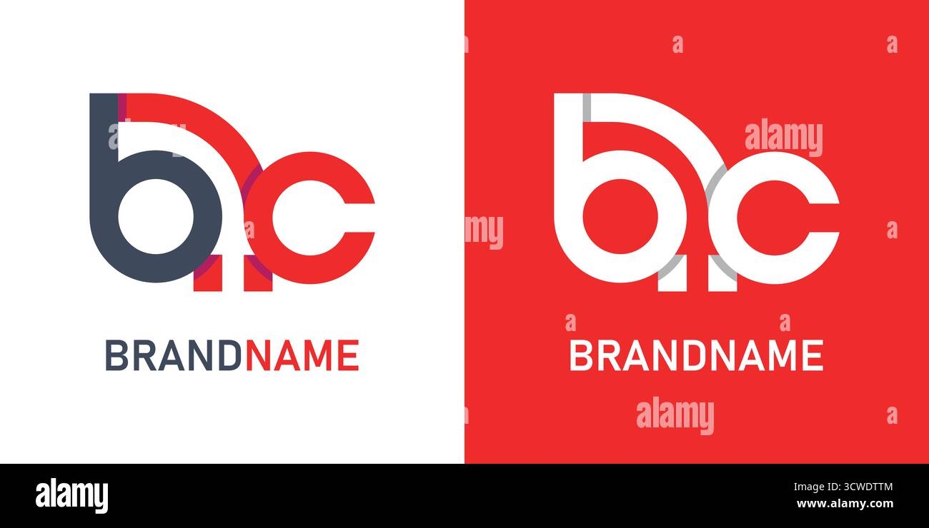 Bc minimal logo hi-res stock photography and images - Alamy