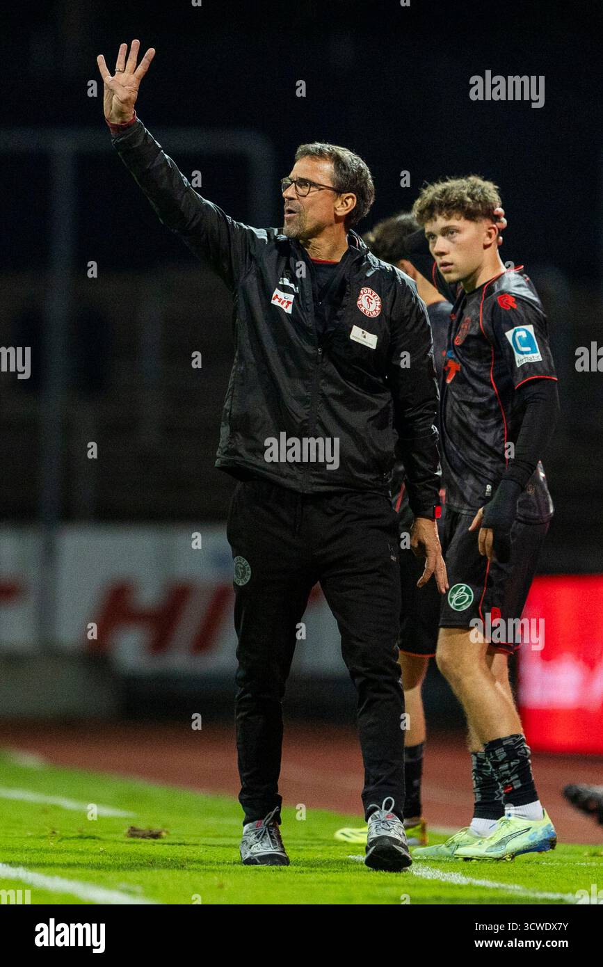 Matthias Mink (Fortuna K?ln, Cheftrainer) beim Cologne Cup 2025 im Spiel 1. FC K?ln gegen ...
