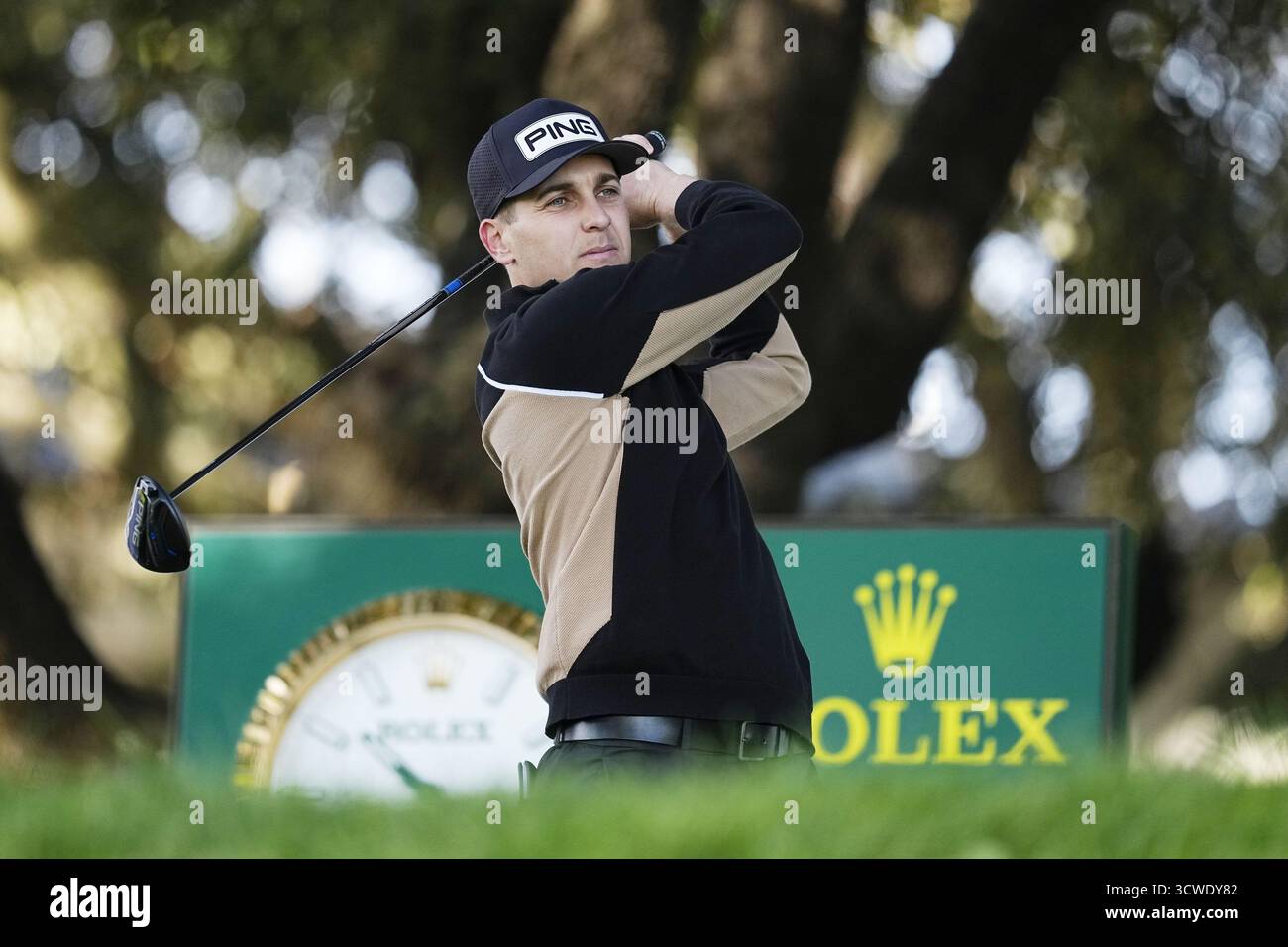 Matthias Schwab of Austria during the Open de España presented by Madrid, R2, golf tournament of ...