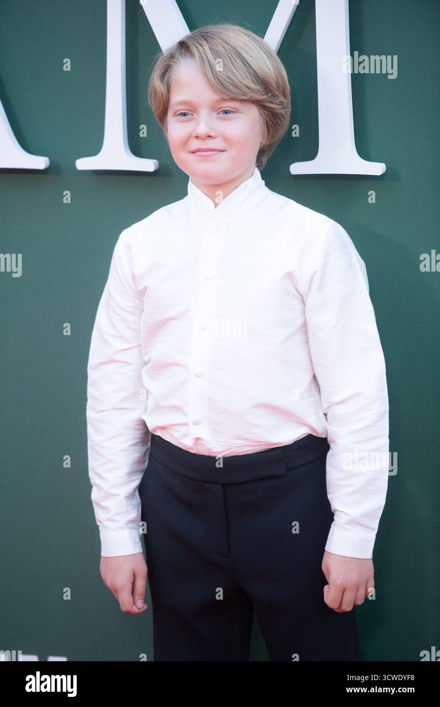 London, UK. 11 Oct, 2025. Pictured: Jacobi Jupe attends the 'Hamnet ...