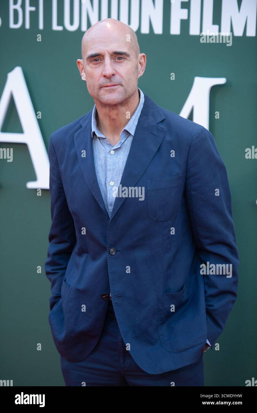 London, UK. 11 Oct, 2025. Pictured: Mark Strong attends the 'Hamnet ...