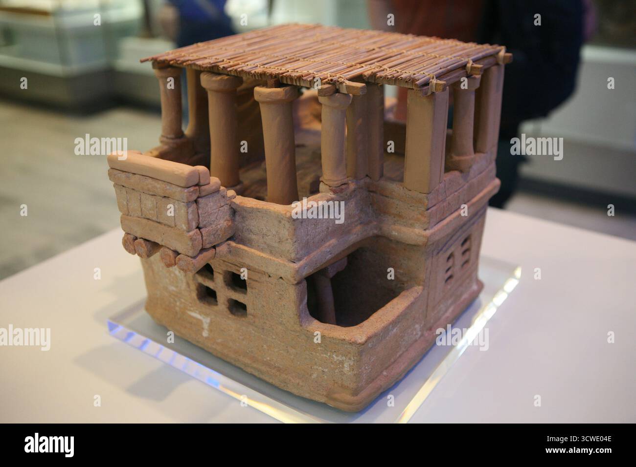 Clay house model from Archanes Dated 1700 BC. Monoan architecture ...