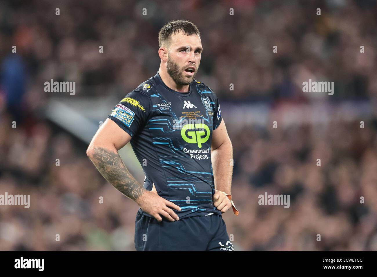 Kaide Ellis of Wigan Warriors during the 2025 Betfred Super League ...