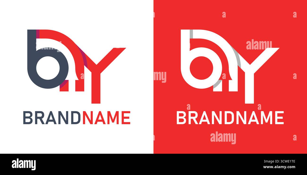 Letter flat design logo Stock Vector Images - Alamy