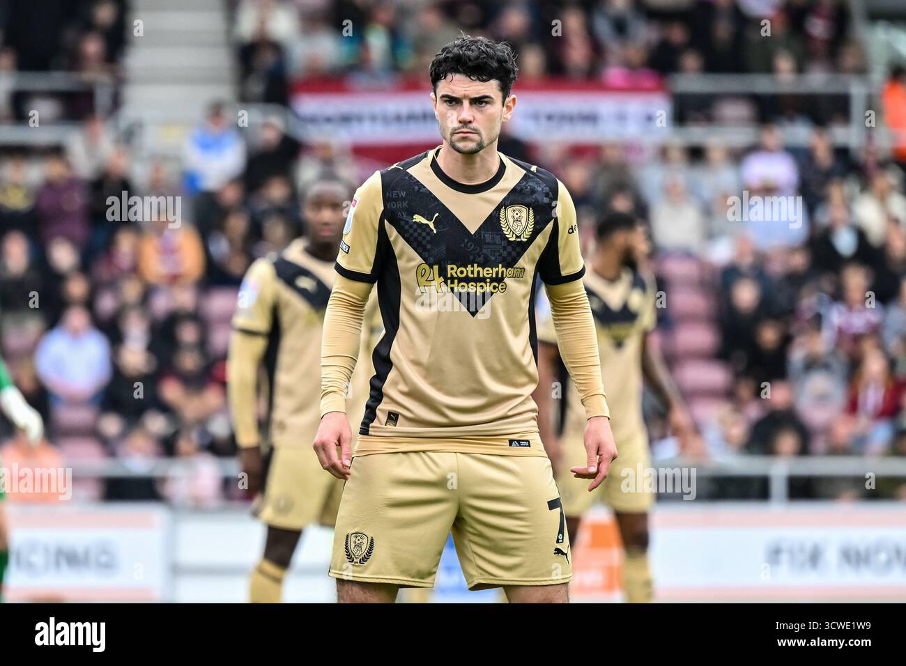 Joe Powell (7 Rotherham united) looks on during the Sky Bet League 1 ...
