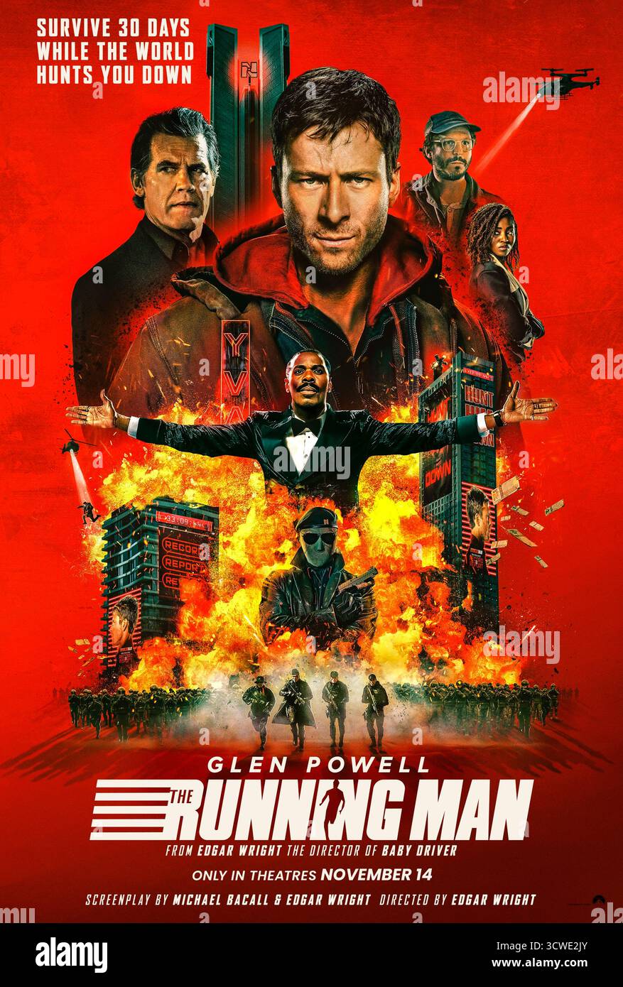 The running man 2025 poster hi-res stock photography and images - Alamy