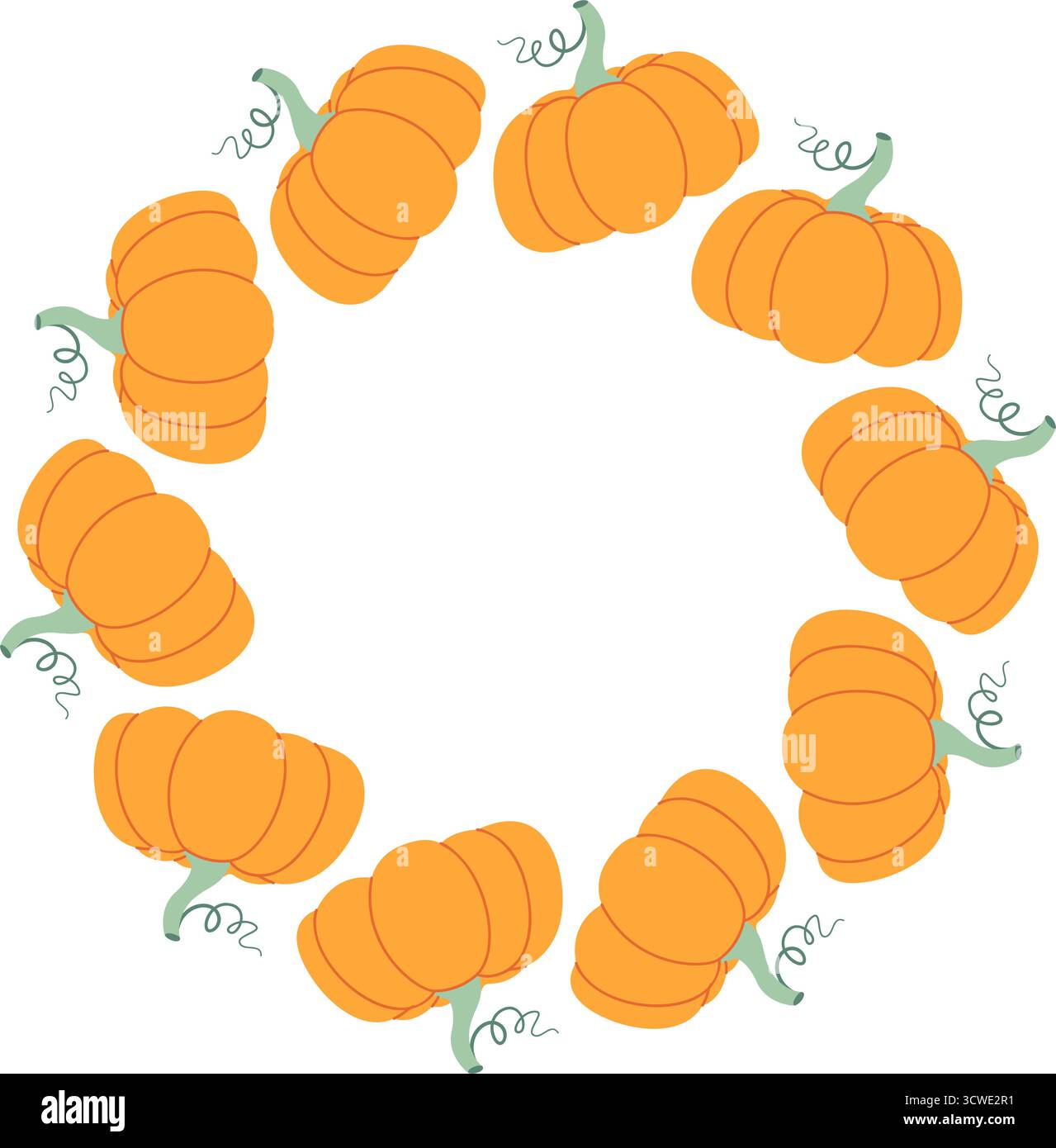 Illustration border harvest Cut Out Stock Images & Pictures - Alamy