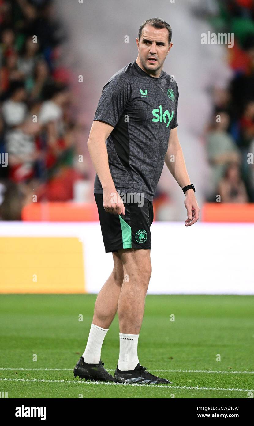 Republic of Ireland assistant coach John O'Shea before the FIFA World ...