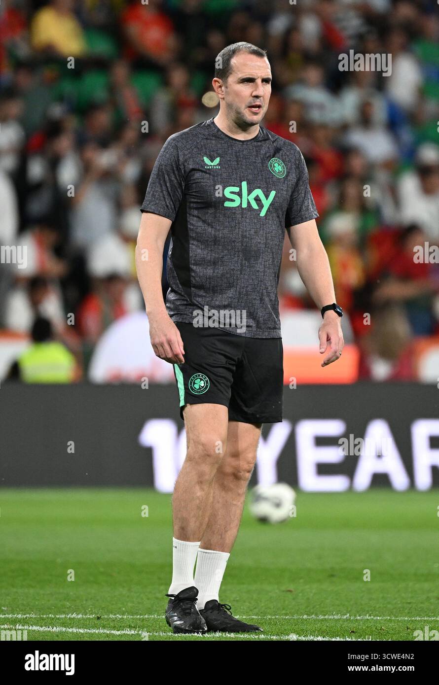 Republic of Ireland assistant coach John O'Shea before the FIFA World ...