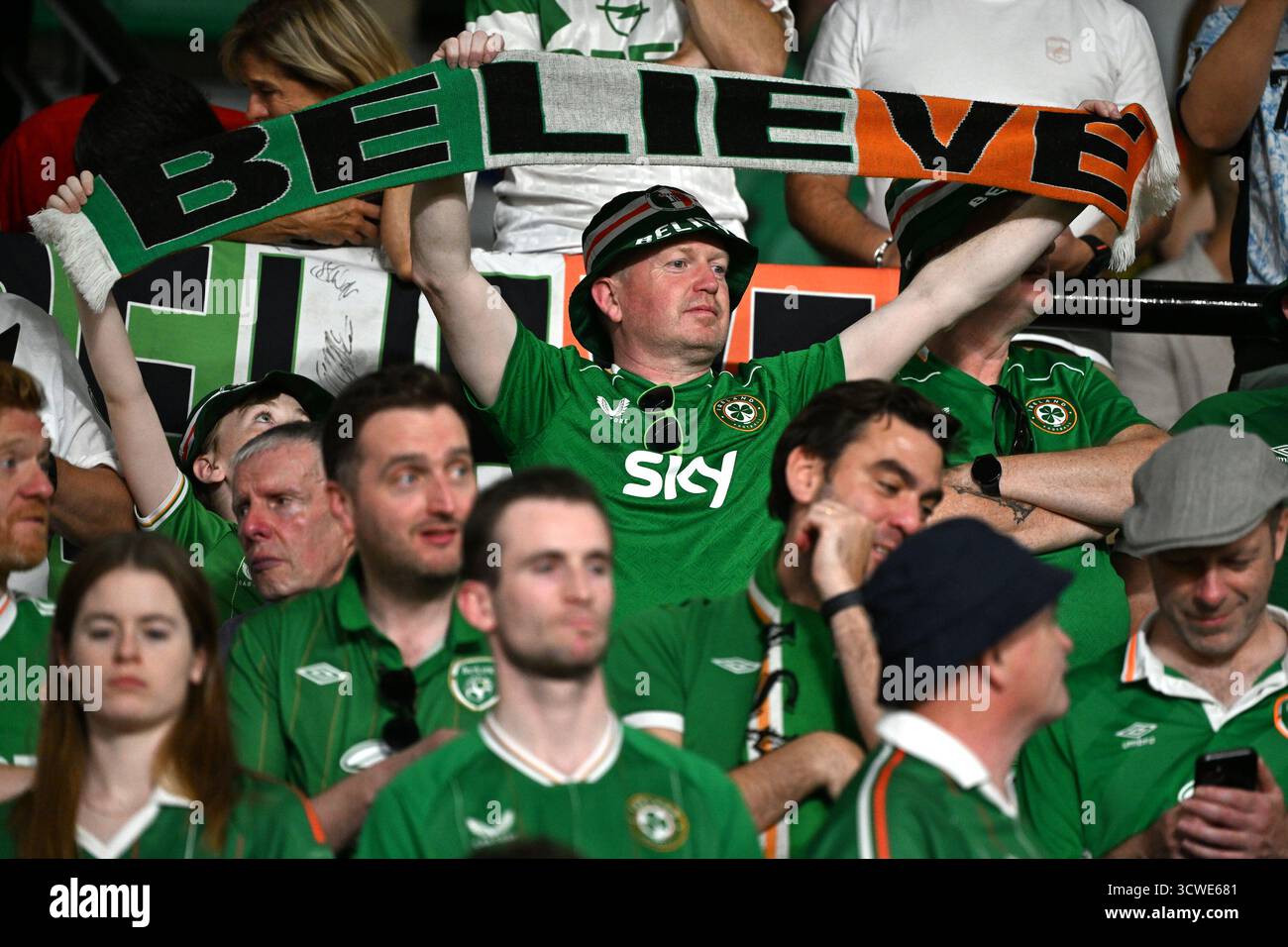 Republic of Ireland fans before the FIFA World Cup European Qualifying ...