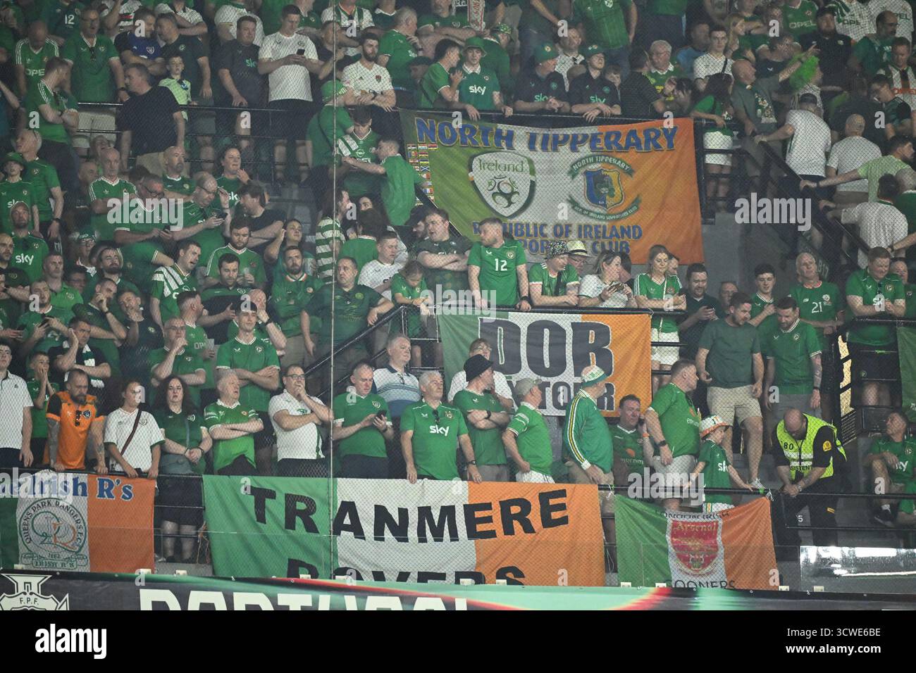 Republic of Ireland fans before the FIFA World Cup European Qualifying ...