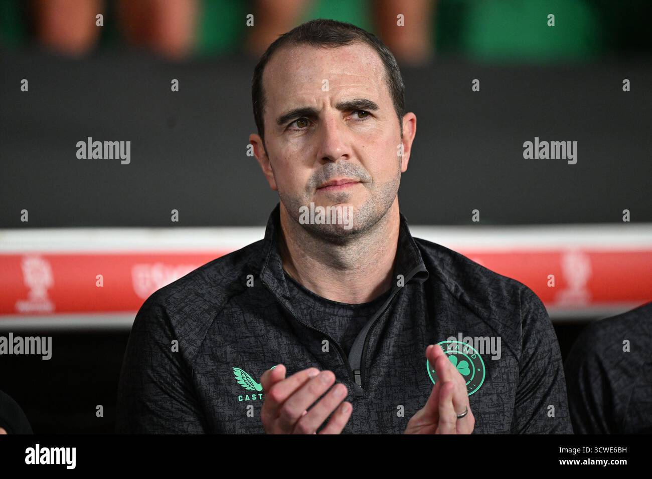 Republic of Ireland assistant coach John O'Shea before the FIFA World ...