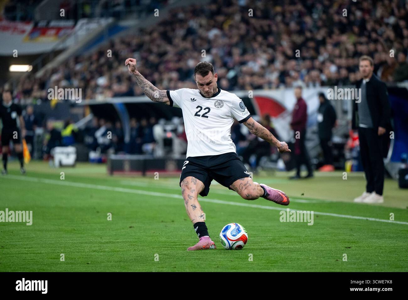 David Raum (Deutschland, #22) am Ball, GER, Deutschland vs. Luxemburg ...