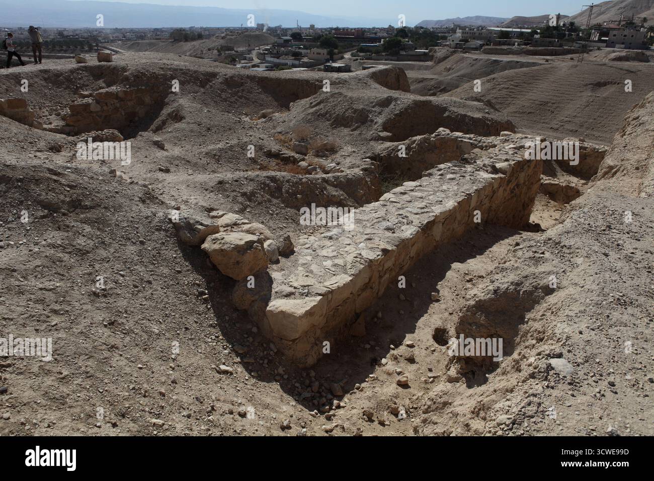 King Alexander Jannaeus ruined Palace on a man made hill where he ...
