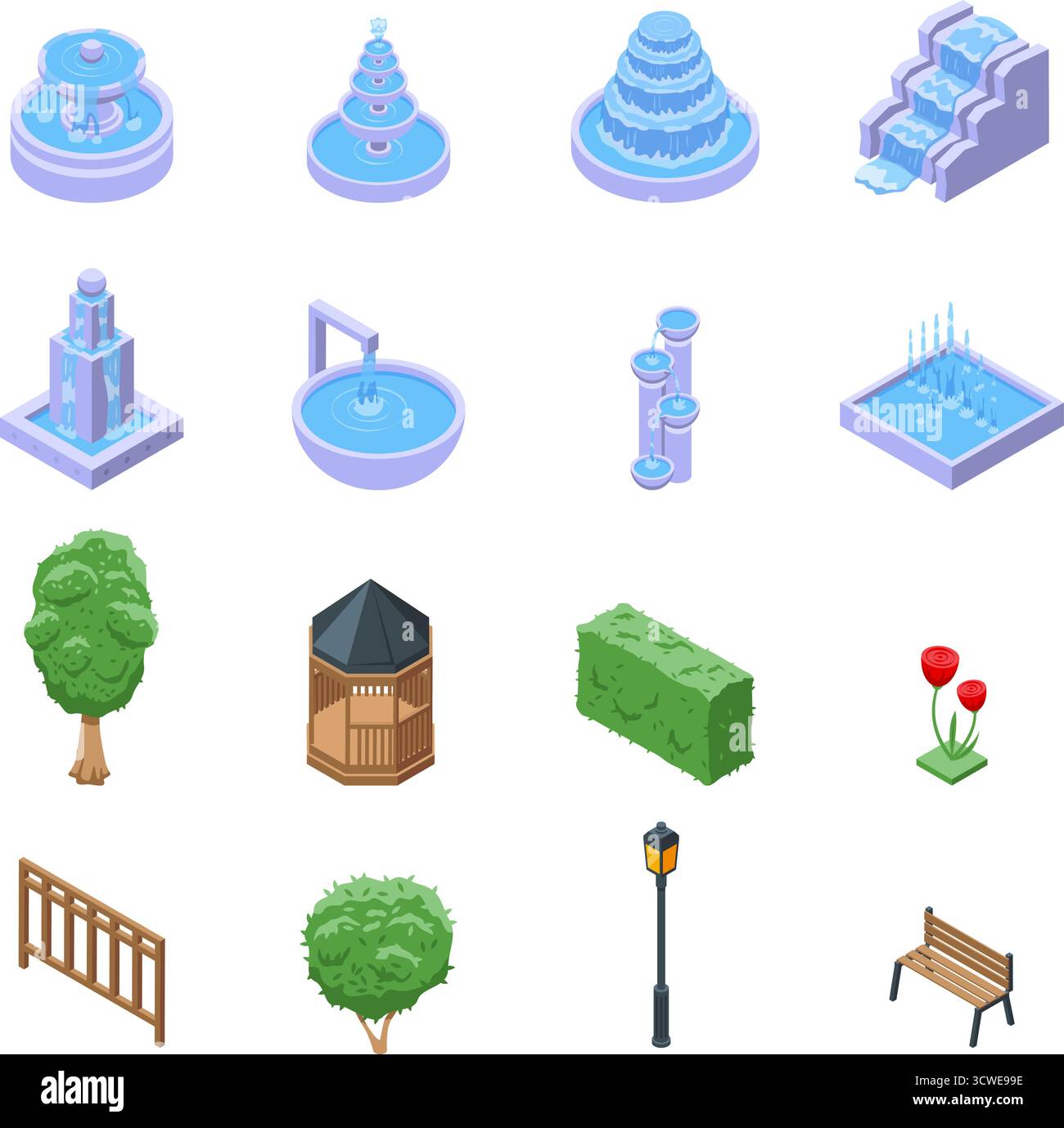 Fountains house Cut Out Stock Images & Pictures - Alamy