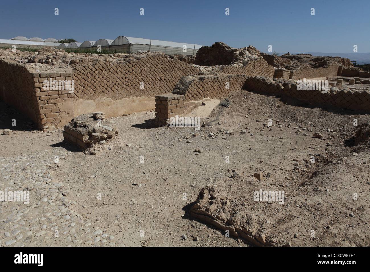 Hasmonean and herodian royal winter palaces jericho hi-res stock ...