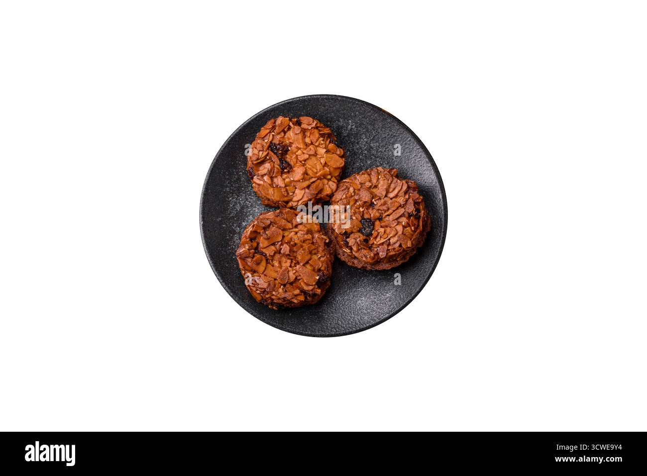 Chocolate chip cookies with caramelized nuts, a healthy sweet snack ...
