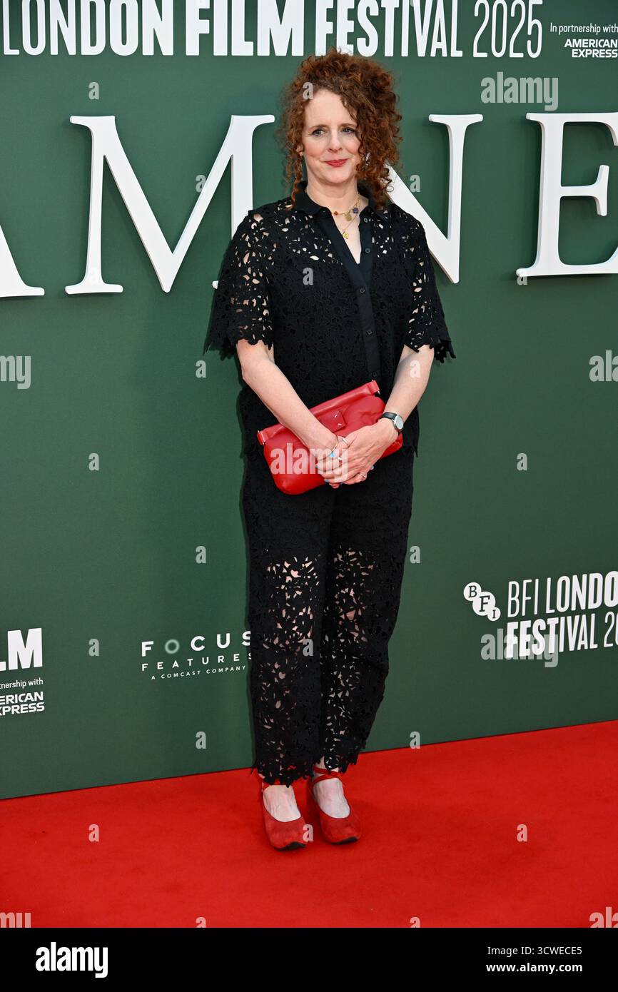 London, UK. Maggie O'Farrell. Hamnet Headline Gala, BFI London Film ...