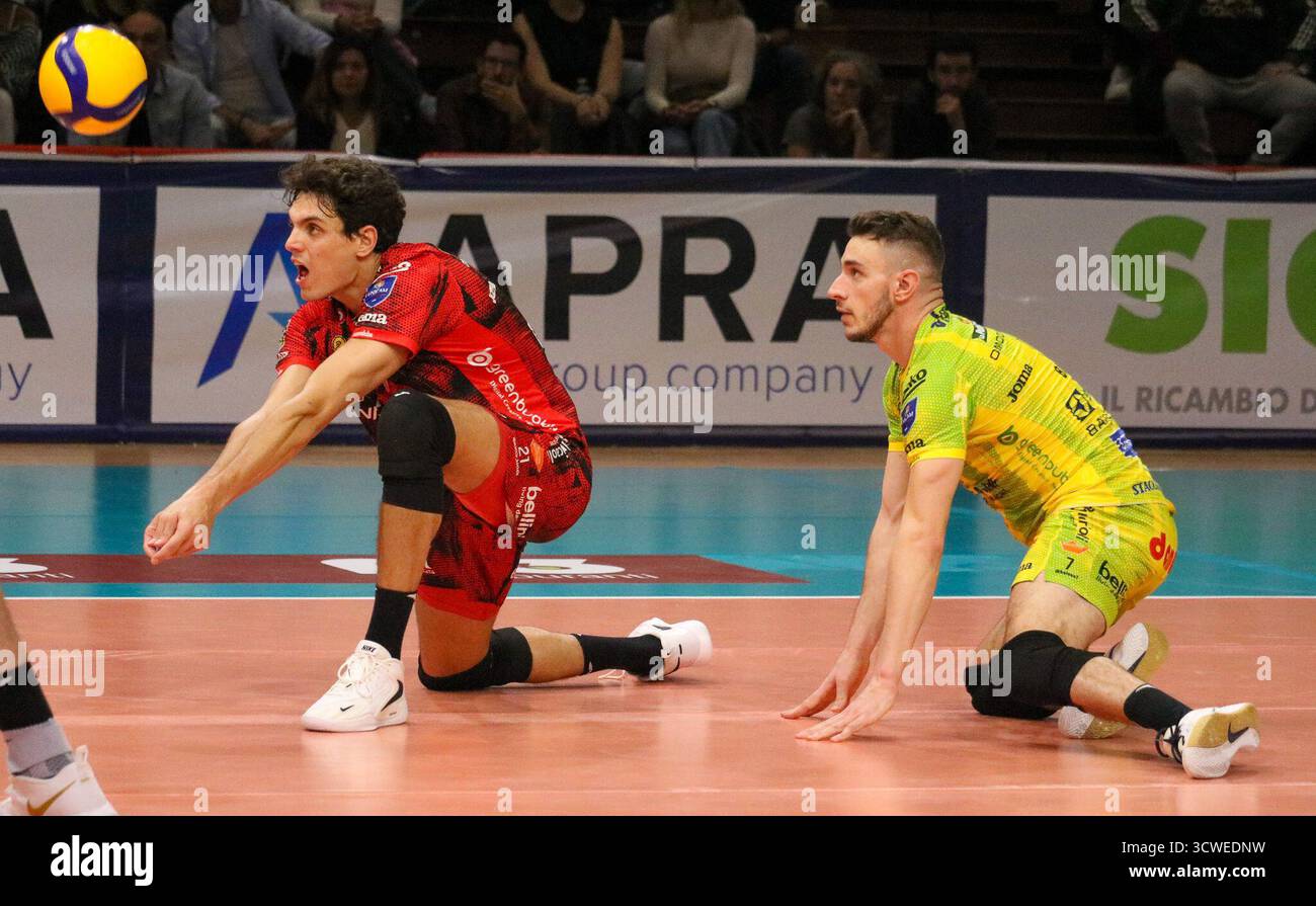 MATTIA BOTTOLO AND FABIO BALASO (CUCINE LUBE CIVITANOVA) during Jesi ...