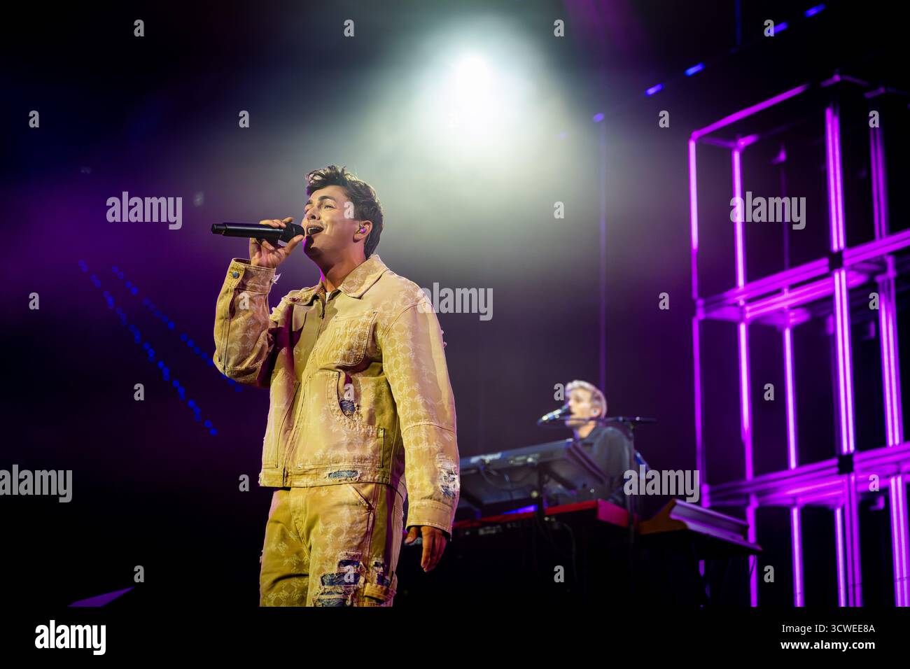 ROTTERDAM - Singer Flemming performing at Rotterdam Ahoy. It's his ...