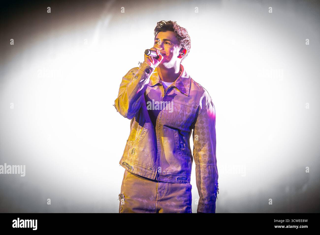 ROTTERDAM - Singer Flemming performing at Rotterdam Ahoy. It's his ...