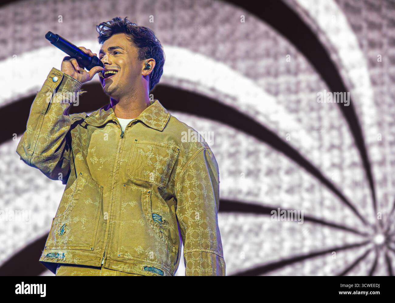 ROTTERDAM - Singer Flemming performing at Rotterdam Ahoy. It's his ...