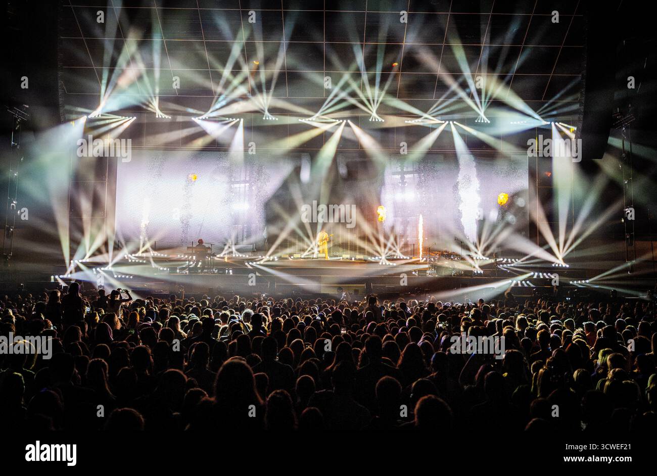ROTTERDAM - Singer Flemming performing at Rotterdam Ahoy. It's his ...