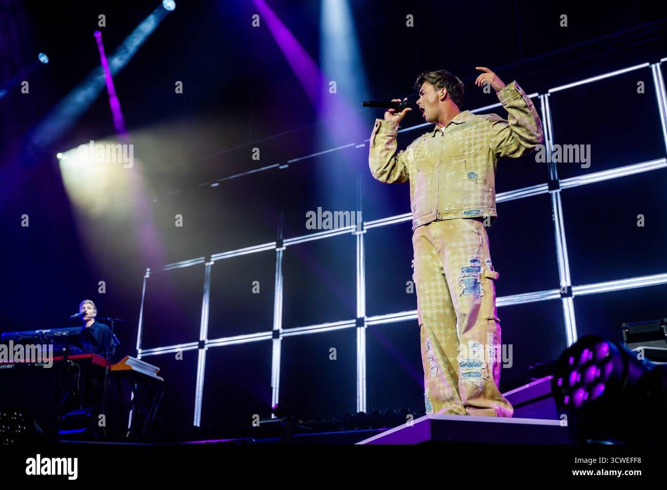 ROTTERDAM - Singer Flemming performing at Rotterdam Ahoy. It's his ...