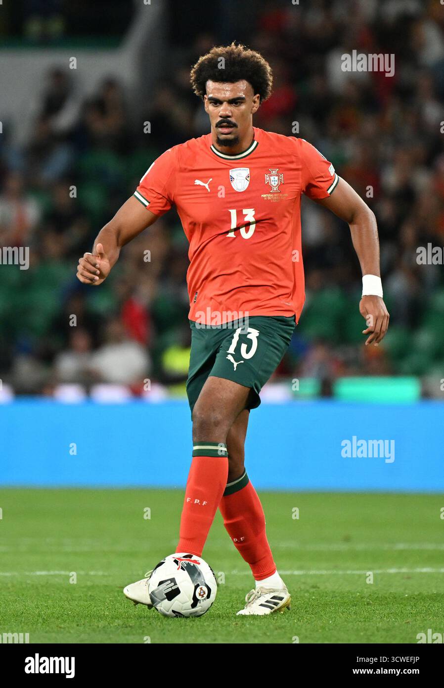 Portugal's Matheus Nunes in action during the FIFA World Cup European ...