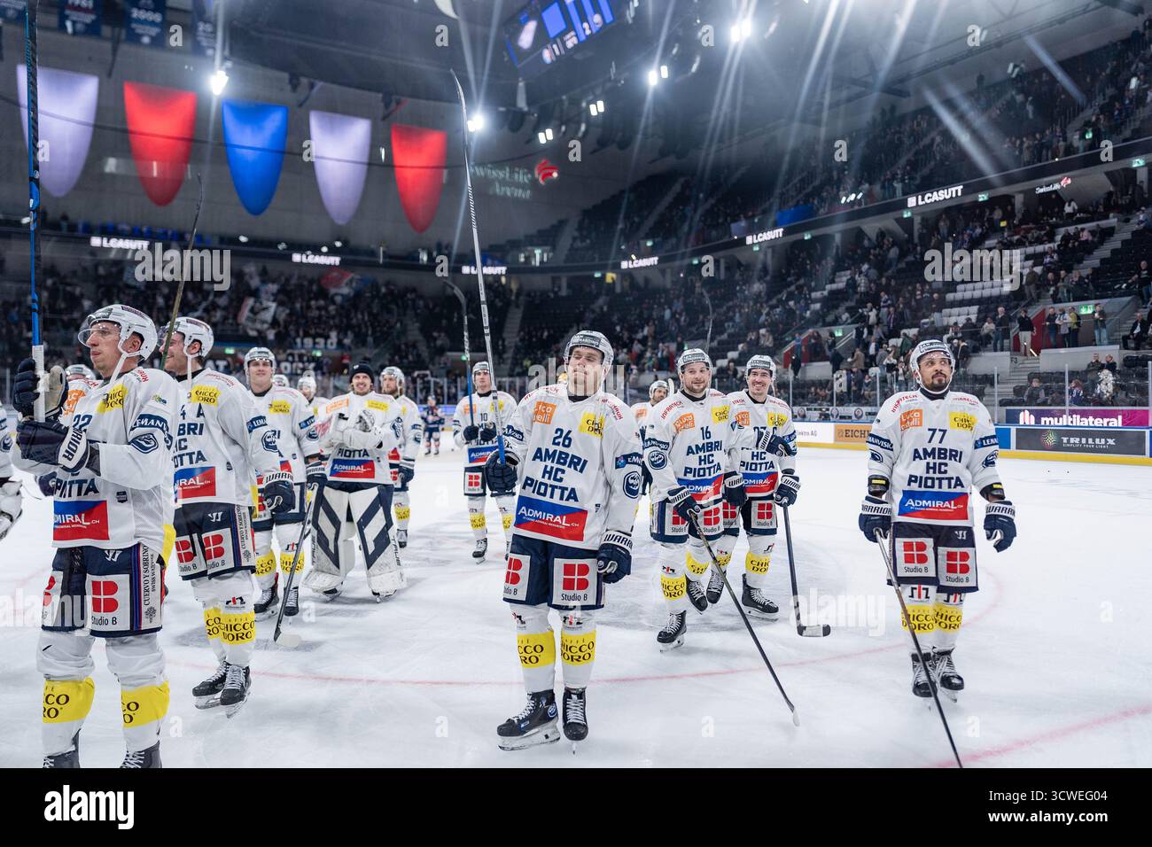 11/10/2025, Zurich, Swiss Life Arena, NL: ZSC Lions - HC Ambri-Piotta ...
