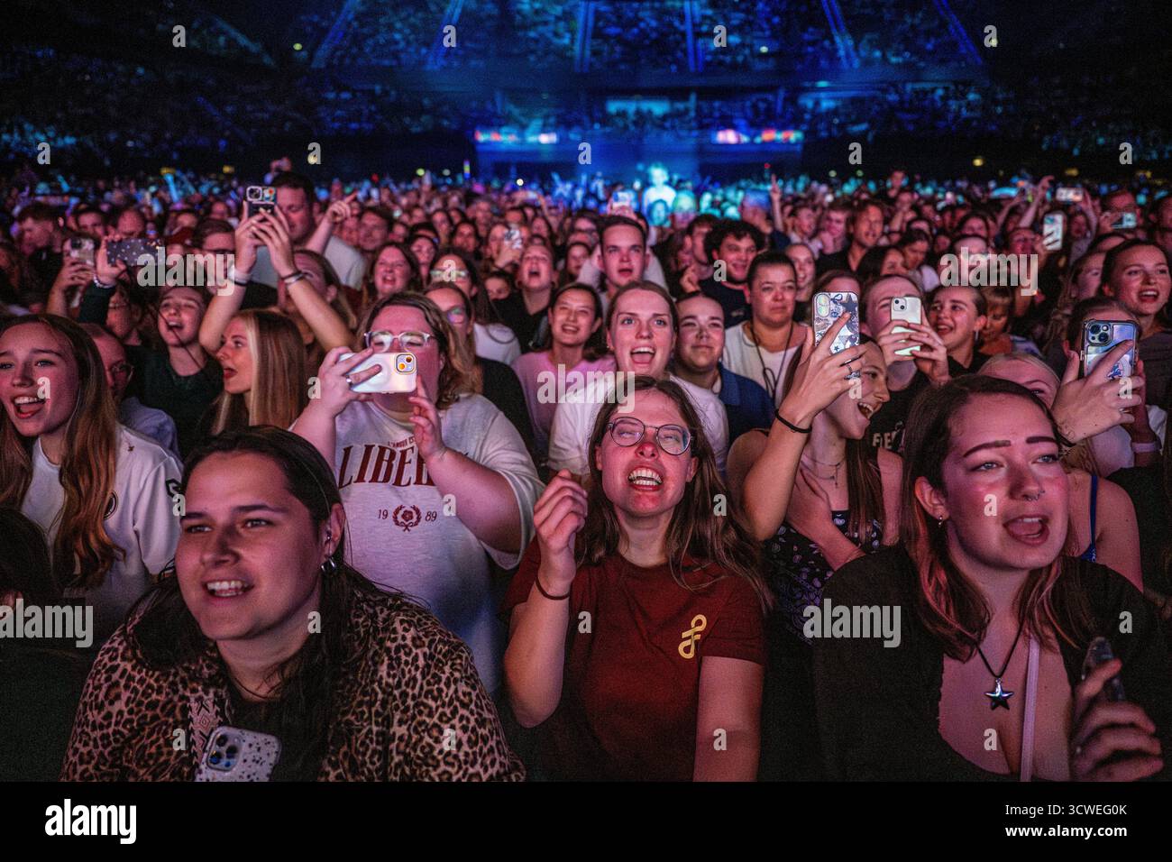 ROTTERDAM - Singer Flemming performing at Rotterdam Ahoy. It's his ...