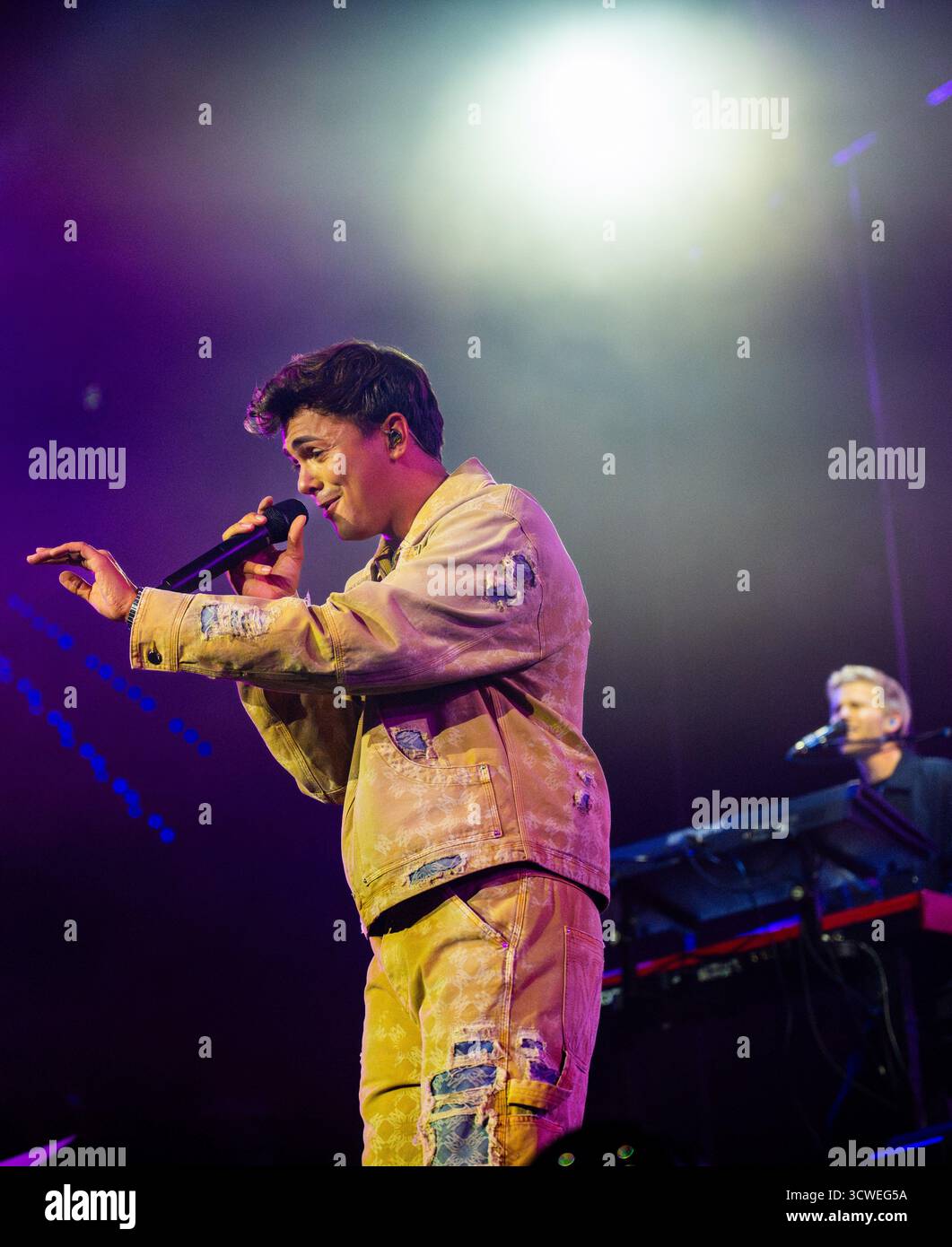 ROTTERDAM - Singer Flemming performing at Rotterdam Ahoy. It's his ...