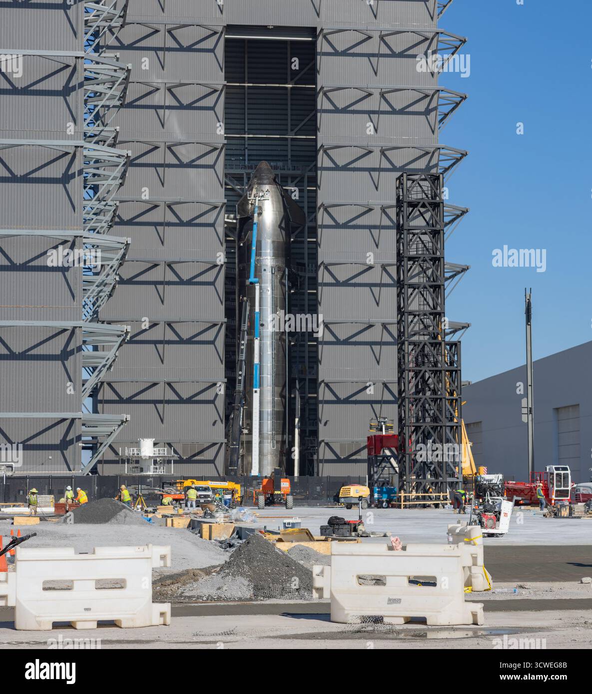 Starbase, USA. 11th Oct, 2025. A view of Starbase Texas October 11th ...