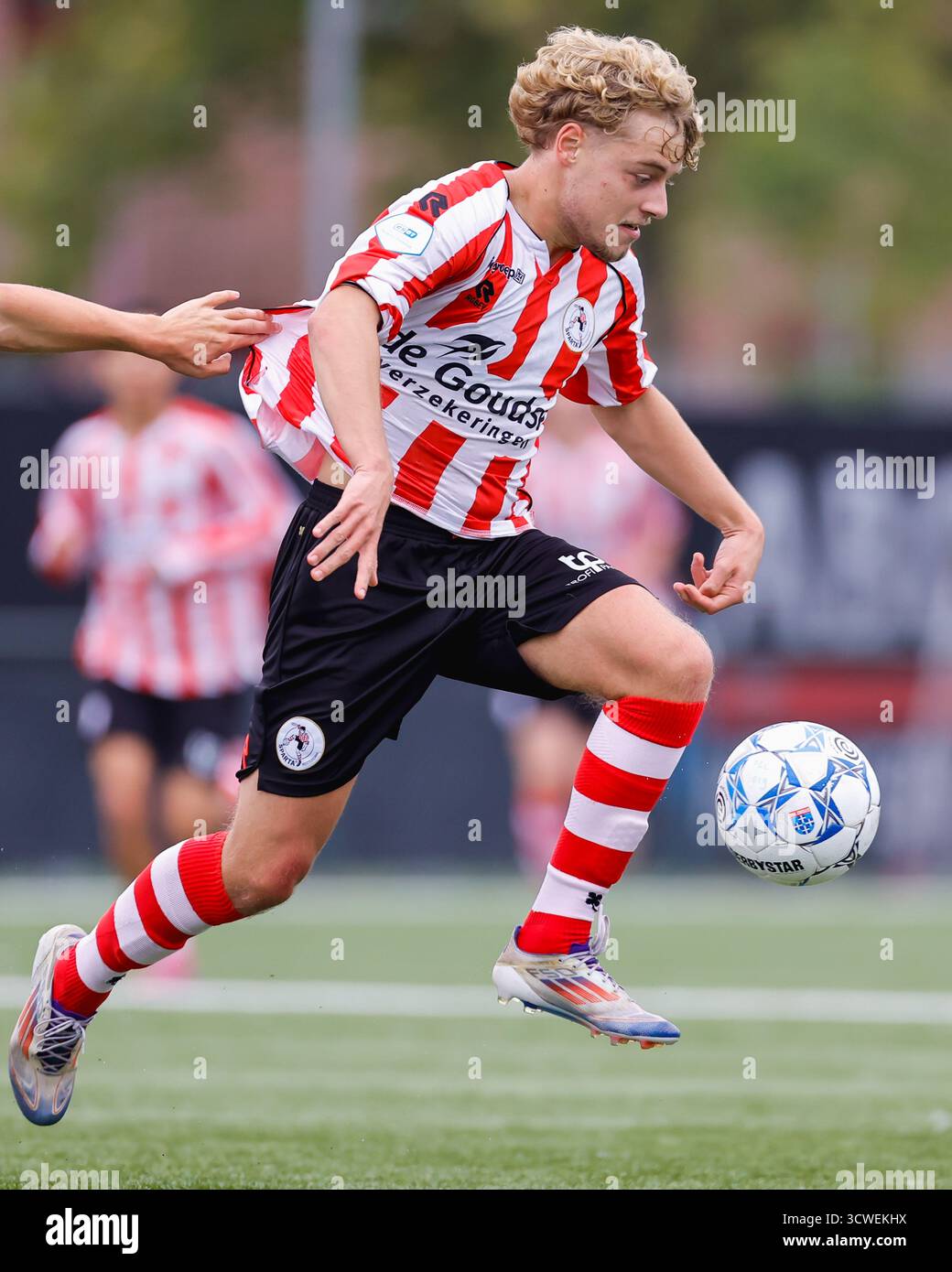 Justin van kessel of sparta rotterdam runs with the ball hi-res stock ...