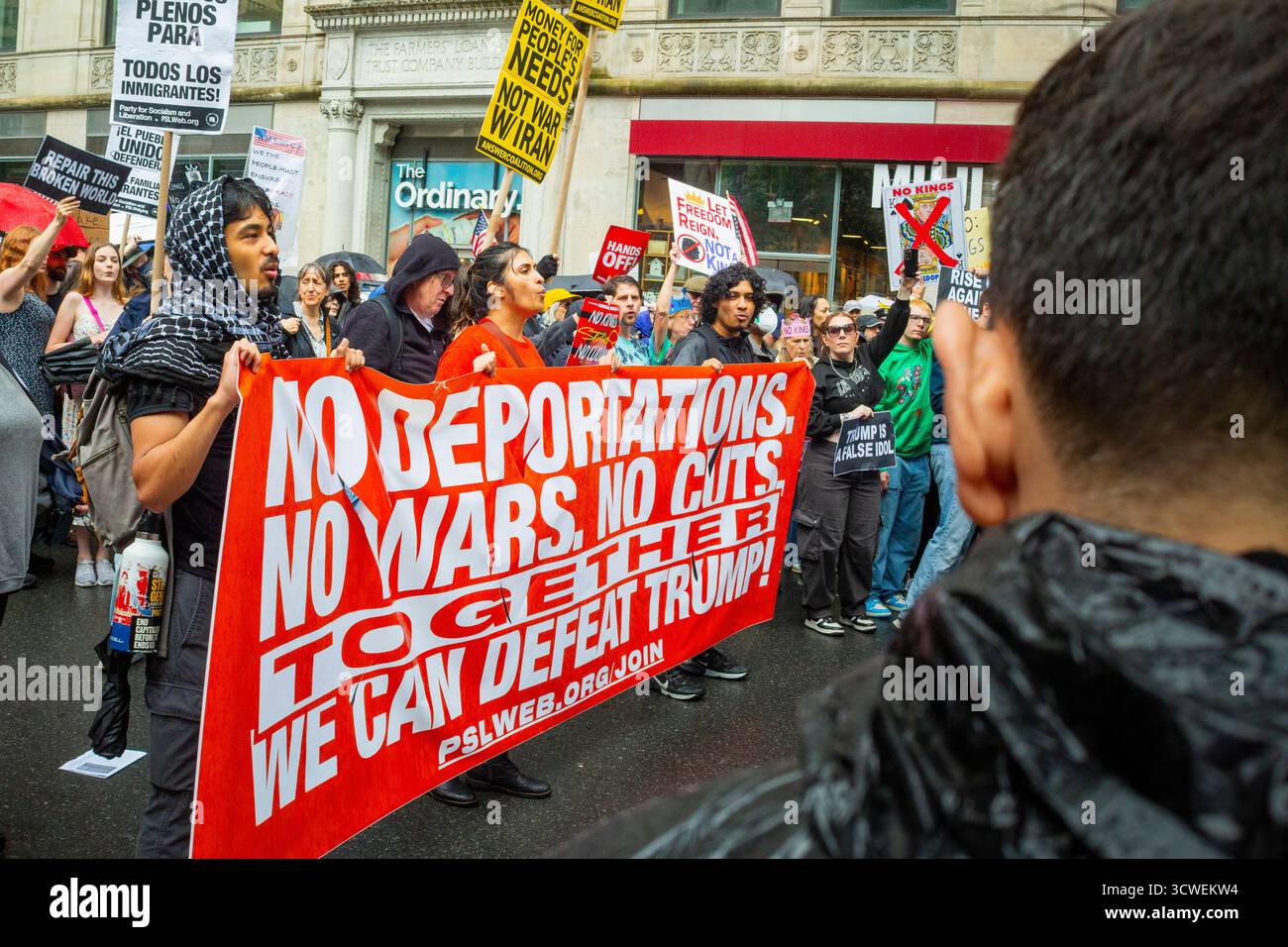 New York City No Kings June Protest With Bold Signs Calling To End ...
