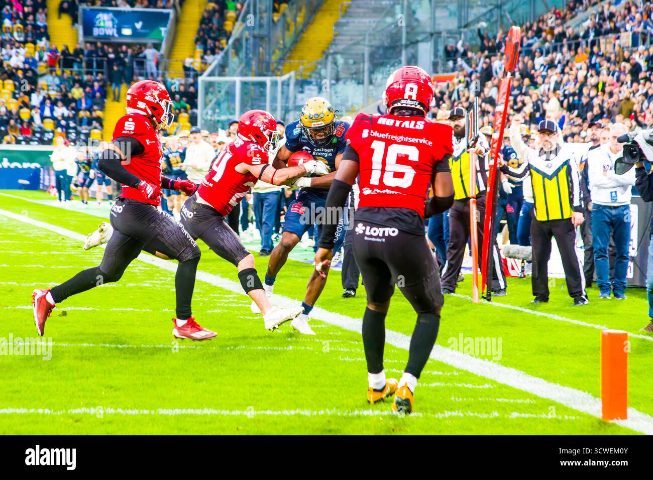 erima GFL Bowl / Game: Potsdam Royals - Dresden Monarchs in the Rudolf ...