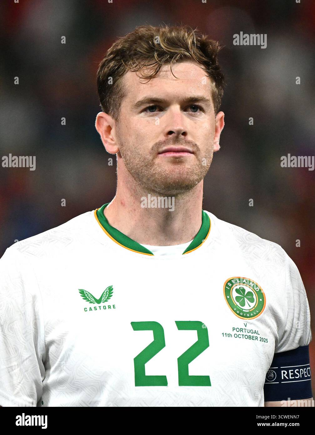 Republic of Ireland's Nathan Collins before the FIFA World Cup European ...