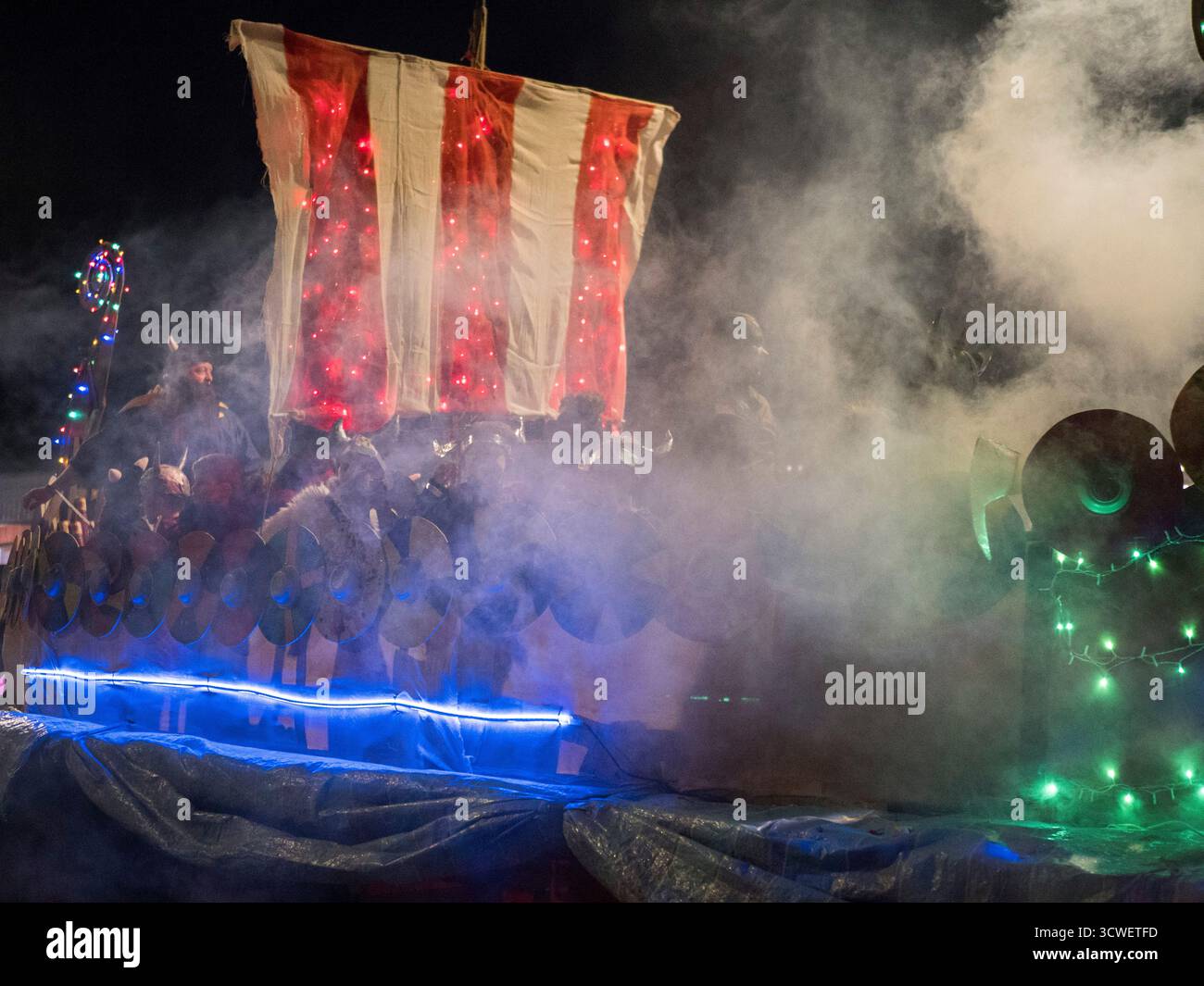 Faversham, Kent, UK. 11th Oct, 2025. The annual illuminated carnival in ...