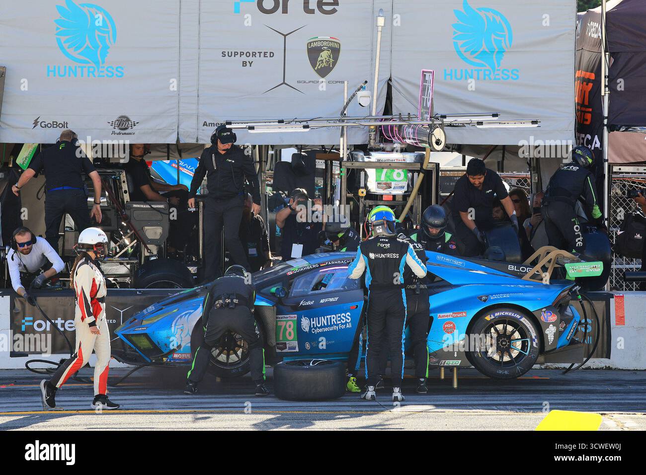 BRASELTON, GA - OCTOBER 11: #78: Forte Racing, Lamborghini Huracan GT3 ...