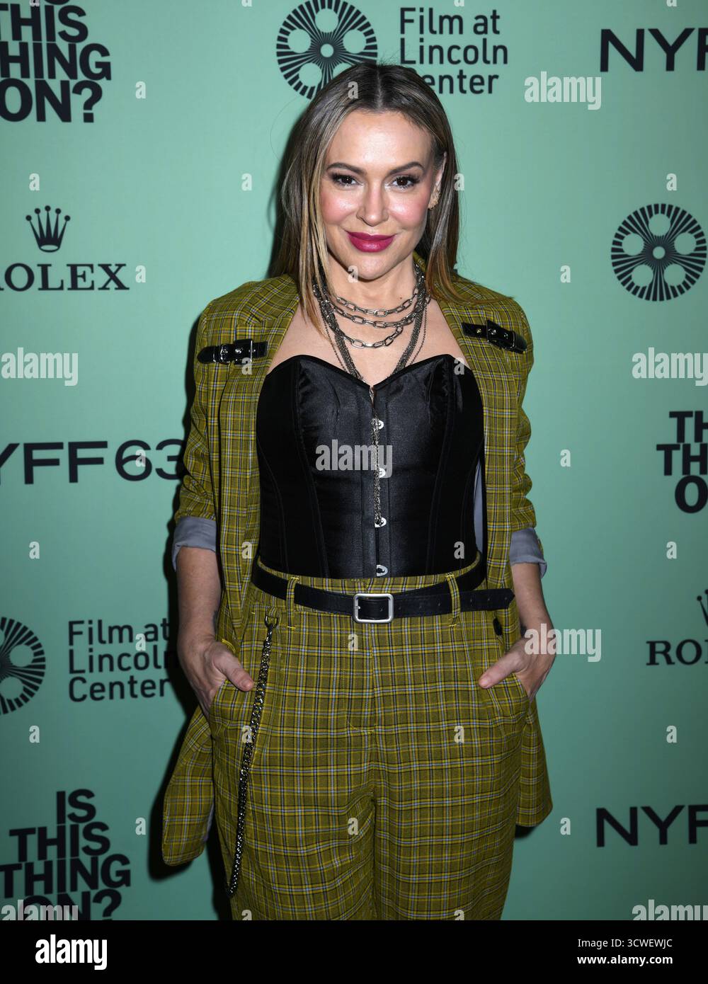 October 10, 2025, New York, Ny, United States: Alyssa Milano attends ...