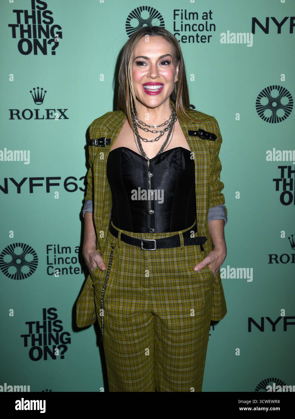 October 10, 2025, New York, Ny, United States: Alyssa Milano attends ...