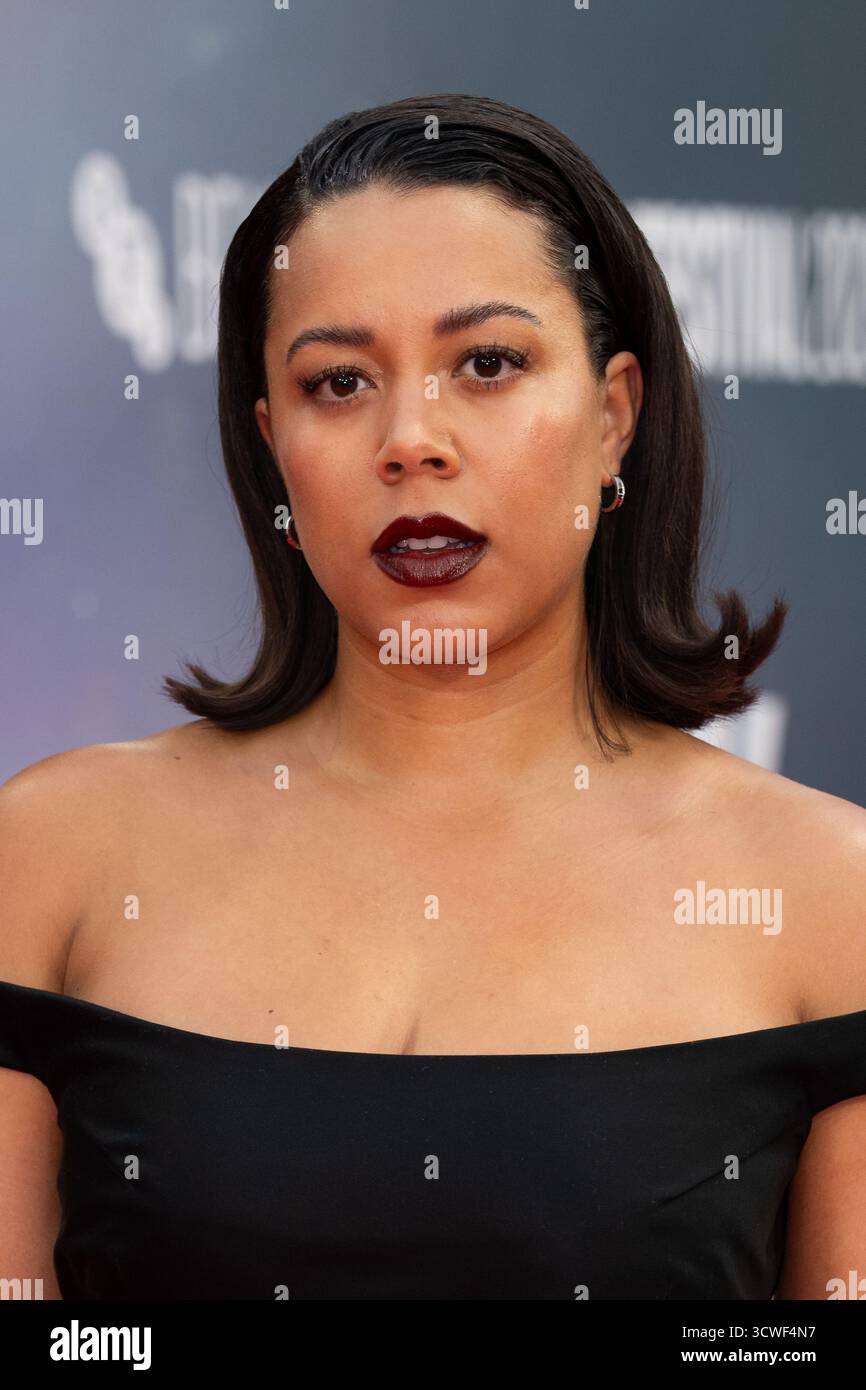 Nicole Lecky poses for photographers upon arrival at the premiere of ...