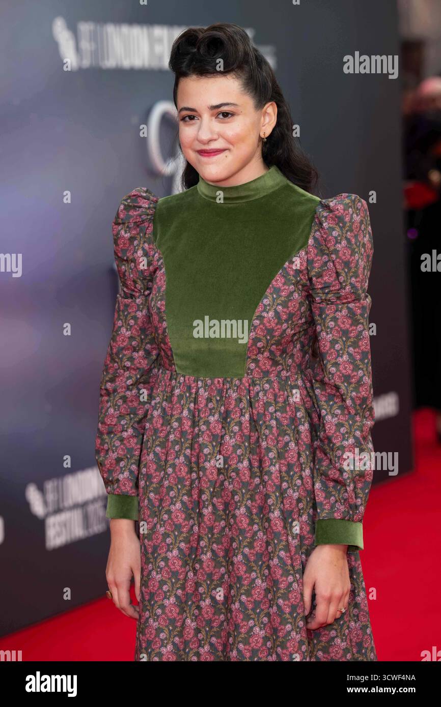 Grace Edwards poses for photographers upon arrival at the premiere of ...