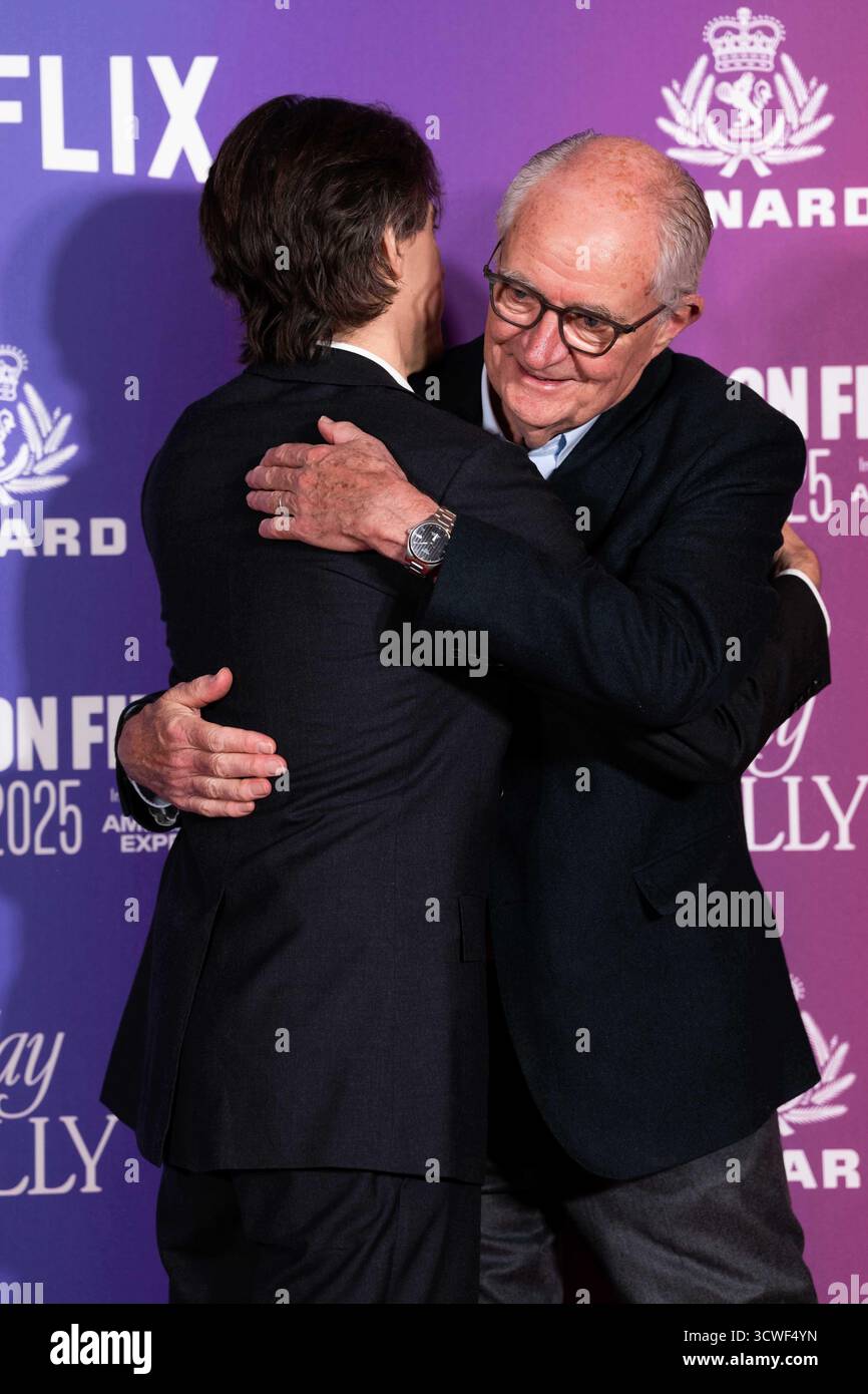 Noah Baumbach and Jim Broadbent pose for photographers upon arrival at ...