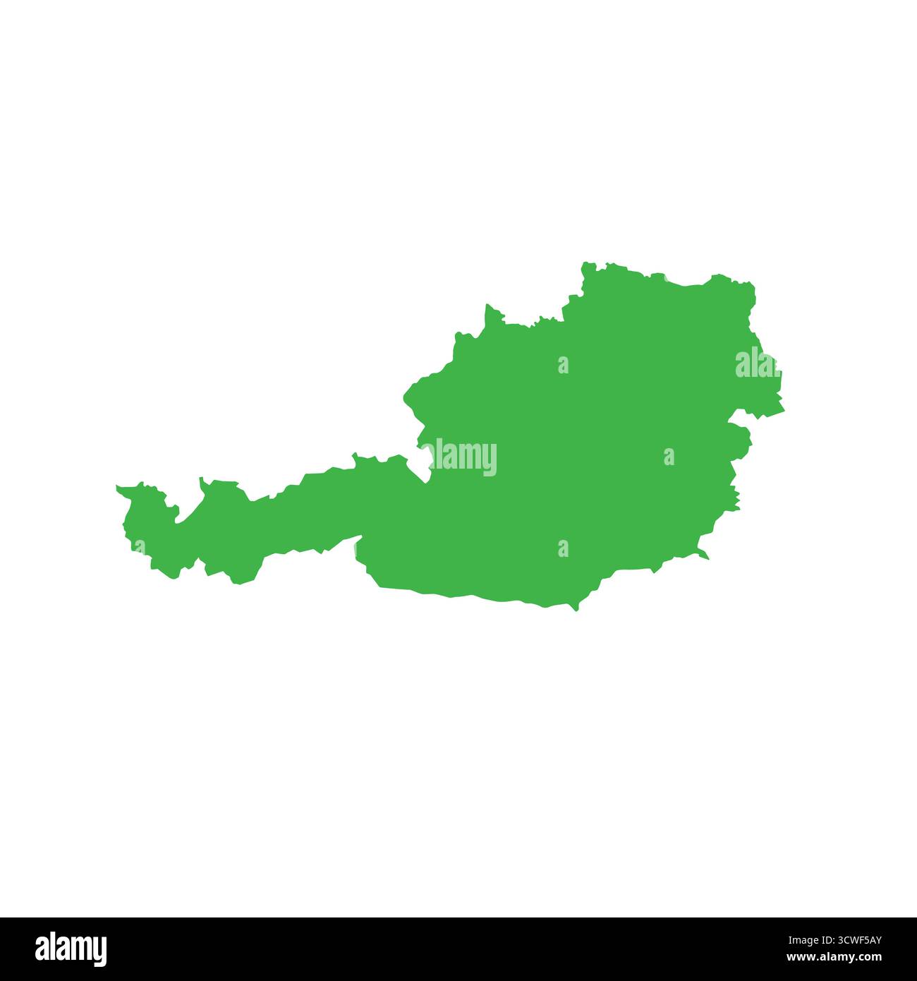 Vienna administrative map isolated hi-res stock photography and images ...